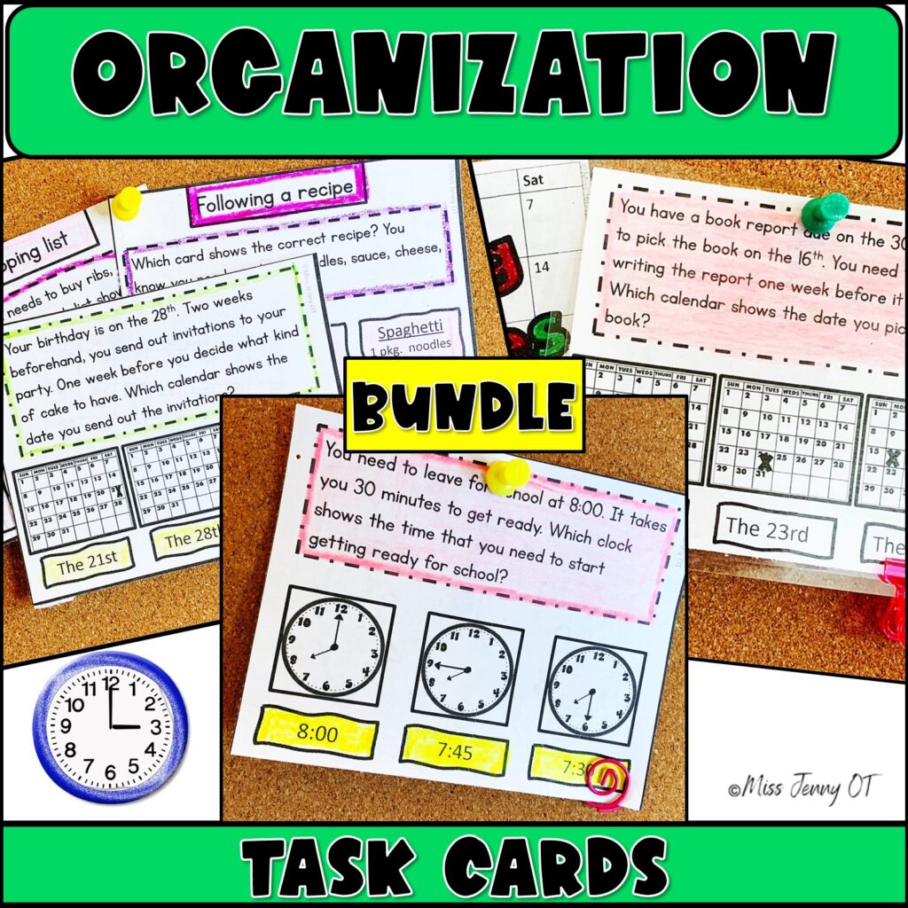 Executive Functioning Activities Task Cards Bundle - Miss Jenny OT Executive Functioning Activities Task Cards Bundle - Miss Jenny OT
