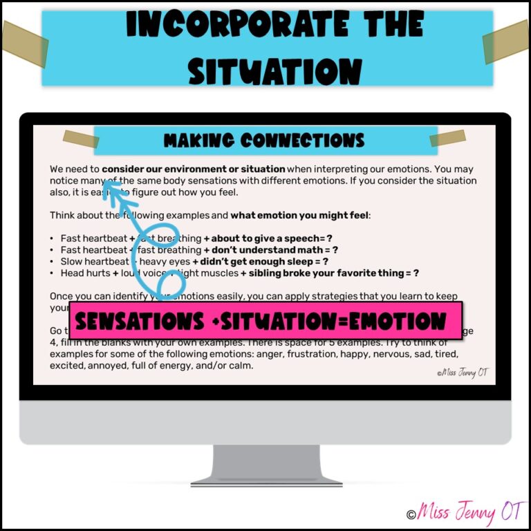 Self-Regulation for Teens Activities - Miss Jenny OT