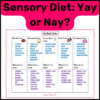 Sensory Diet: Yay or Nay? - Miss Jenny OT