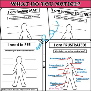 Interoception Curriculum and Self Regulation Worksheets Bundle - Miss ...